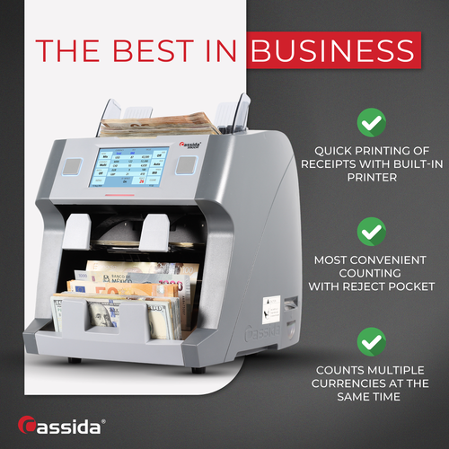 Bill Counters and Coin Sorters from Cash Automation Experts | Cassida