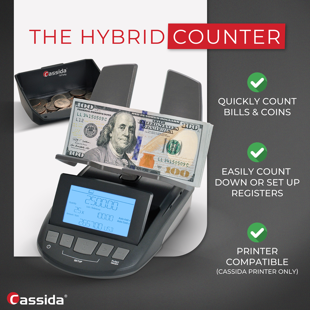 Cassida TillTally Money Counting Scale - Professional Money Counting ...
