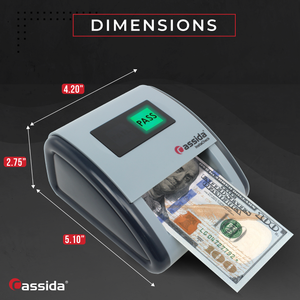 Cassida InstaCheck Counterfeit Detector - Money Checker with UV, MG, IR ...