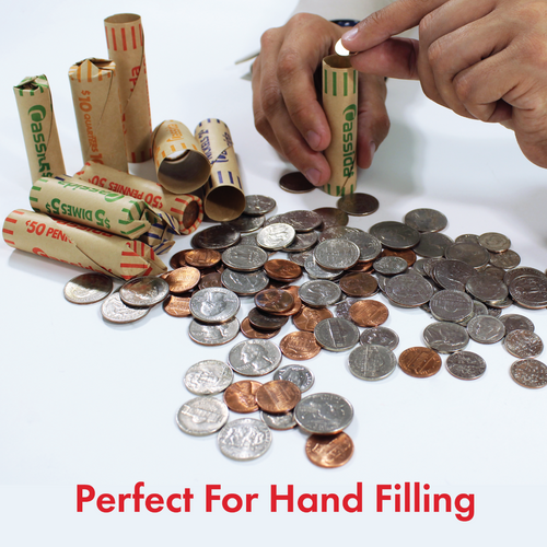 Cassida Coin Wrappers - Coin Rolls - Keep Coins Organized