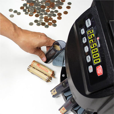 Cassida C200 Coin Counter - Coin Sorter: 300 Coins/Min Count